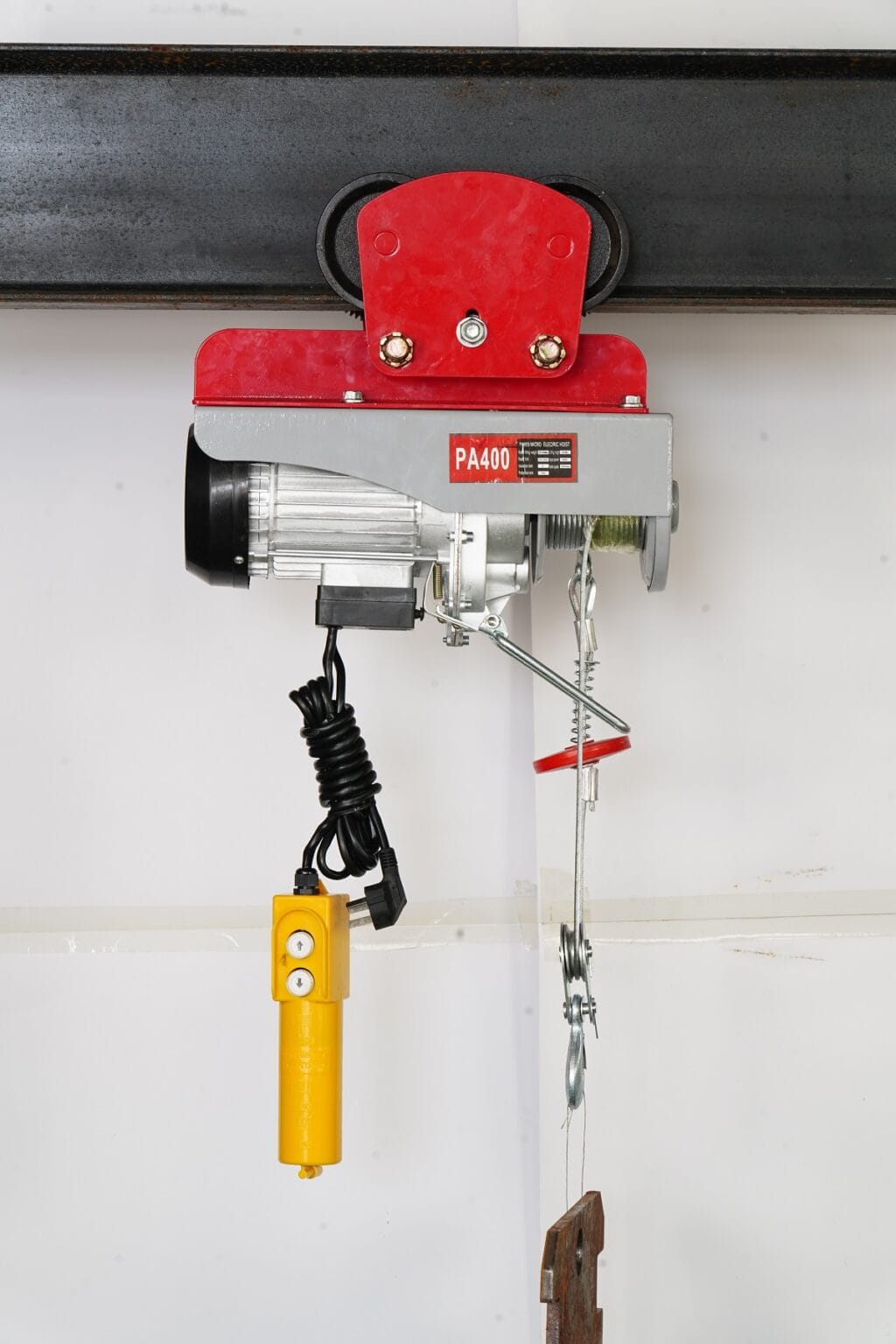 Running Type Mini Electric Hoist | Movable Trolley Hoist for Beams