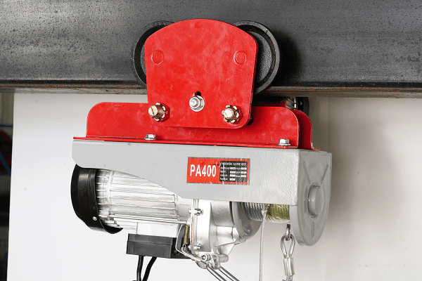 Running Type Mini Electric Hoist | Movable Trolley Hoist for Beams